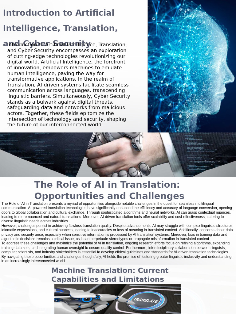 Introduction To Artificial Intelligence Translation and Cyber Security ...