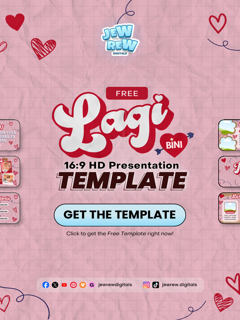 Free Bini Lagi Presentation (Template by Jewrew Digitals) | PDF