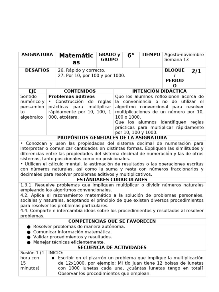 6to Grado Matemáticas (2019-2020) | PDF | Porcentaje | Evaluación