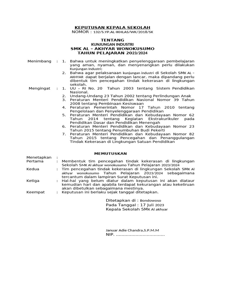 SK Bullying SMK 1 | PDF