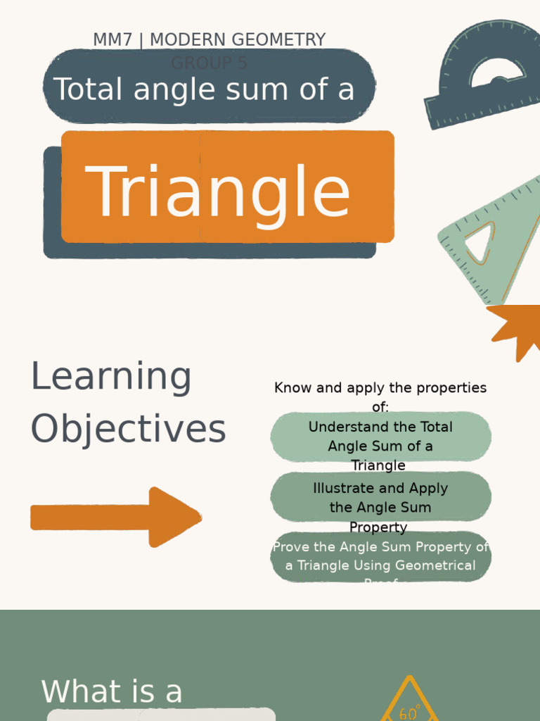 Total Angle Sum - 20241116 - 204720 - 0000 | PDF | Triangle | Angle