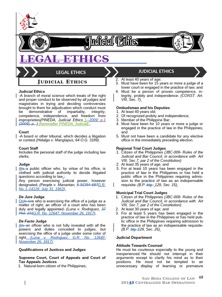 Judicial Ethics for Judges | PDF | Judge | Judiciaries