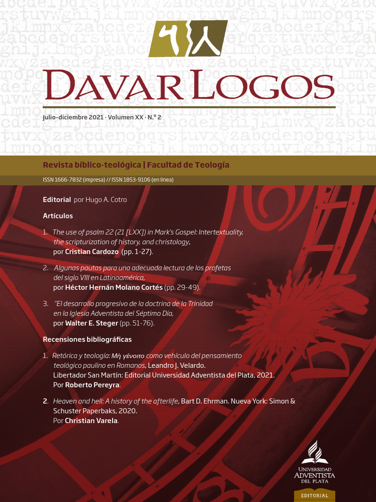 El desarrollo de la doctrina de la Trinidad en la Iglesia Adventista | PDF | Iglesia Adventista ...