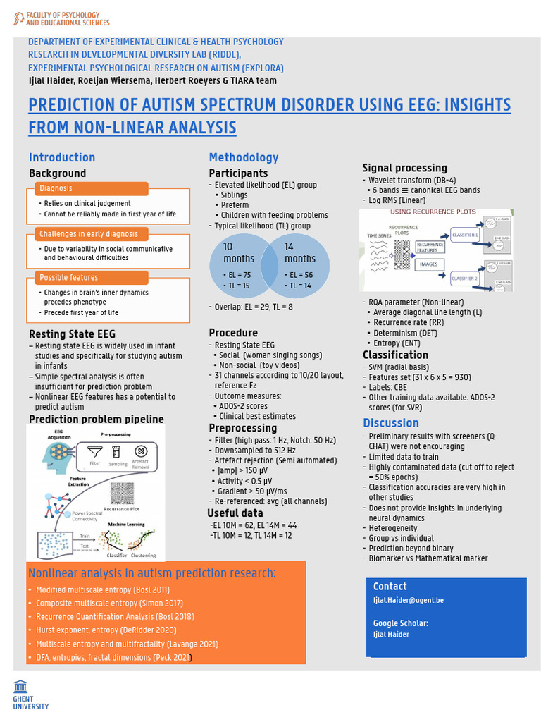 Prediction of Autism Spectrum Disorder Using Eeg-Insights From Non-Linear Analysis - v1.2 | PDF ...
