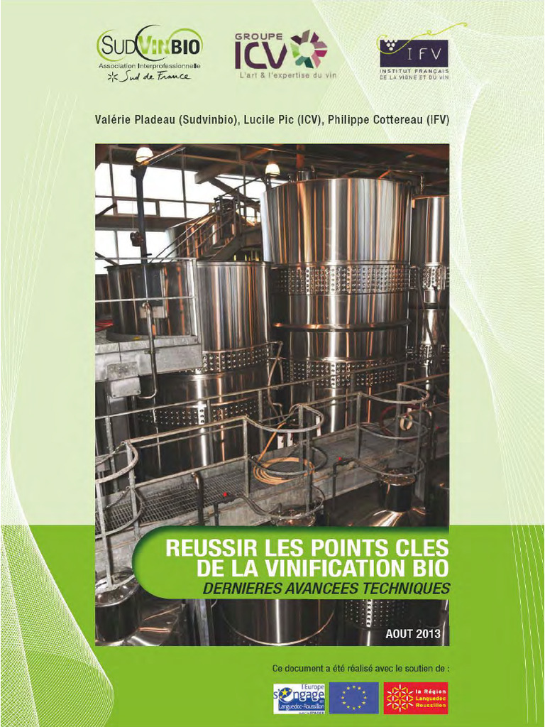 Brochure Vinification Bio1 | PDF