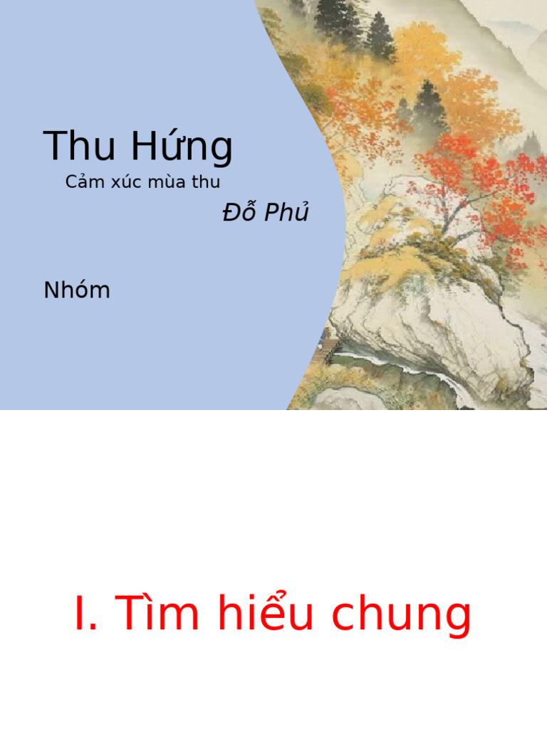 Tuan 16 Cam Xuc Mua Thu Thu Hung | PDF