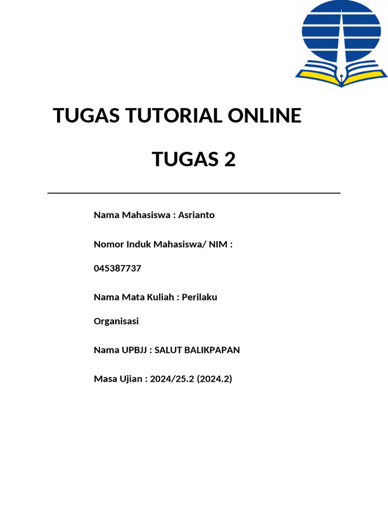 EKMA4158 Tugas2 Asrianto | PDF