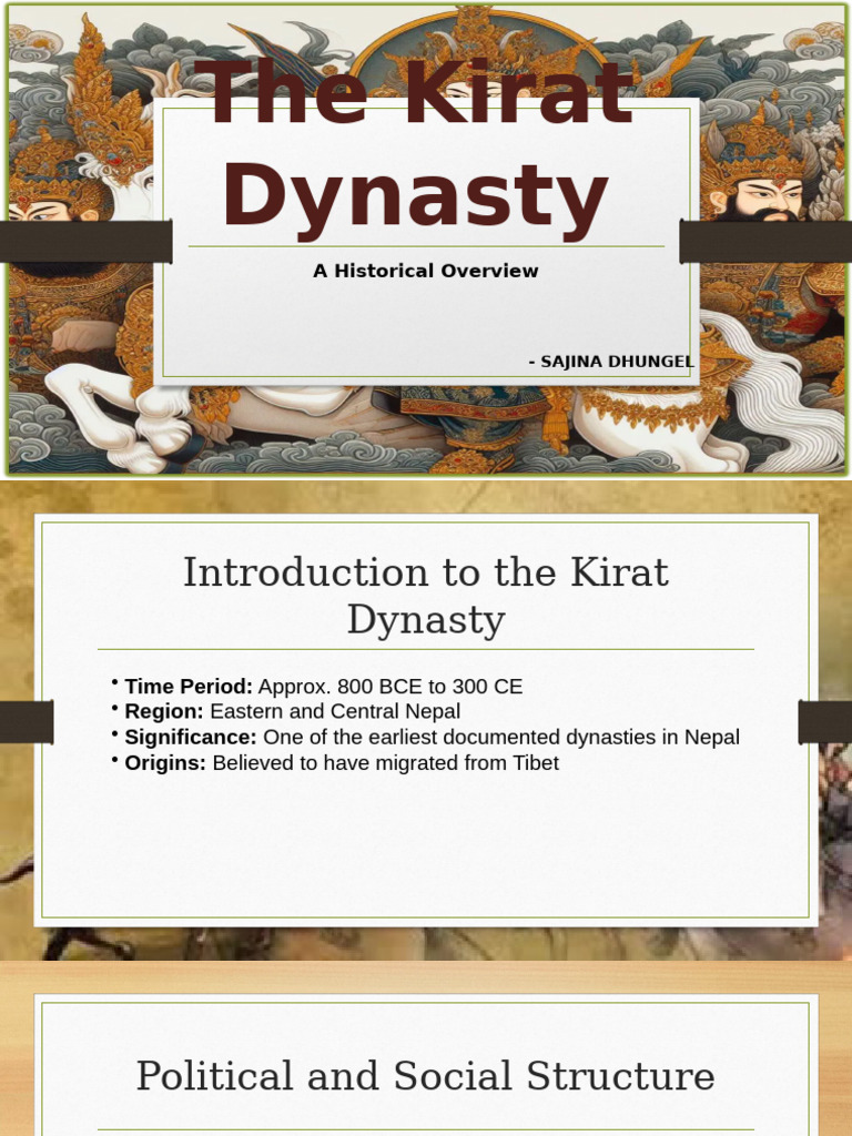 Kirat Dynasty: Nepal's Early Rulers | PDF