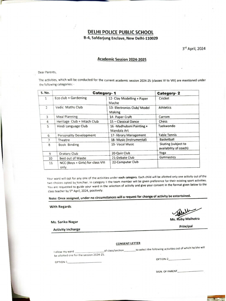 Activity Circular | PDF