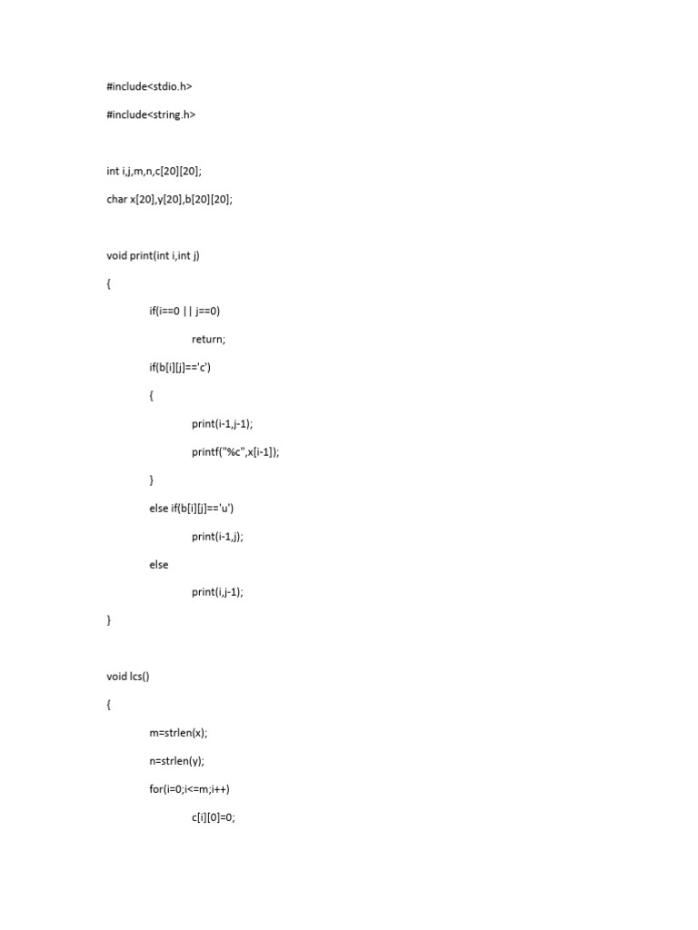 Daa LCS | PDF | Teaching Methods & Materials