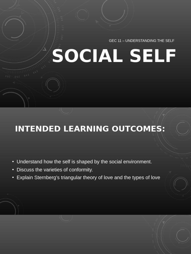 Chapter 9 - The Social Self | PDF | Conformity | Self Concept