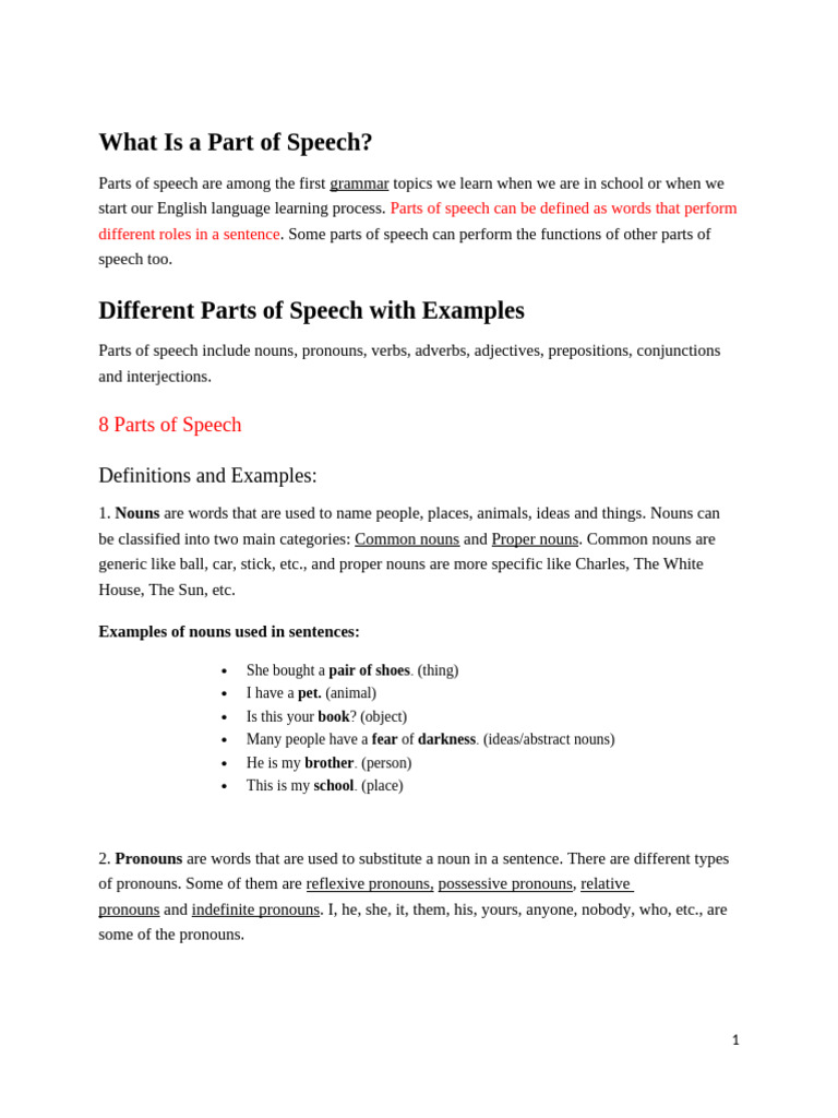 ENGL100-Lectures 160026 | PDF | Part Of Speech | Noun