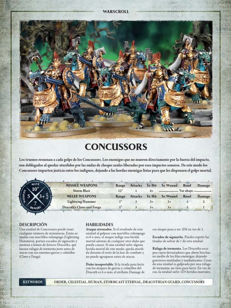 Aos Warscroll Dracothian Guard Es | PDF | Historia
