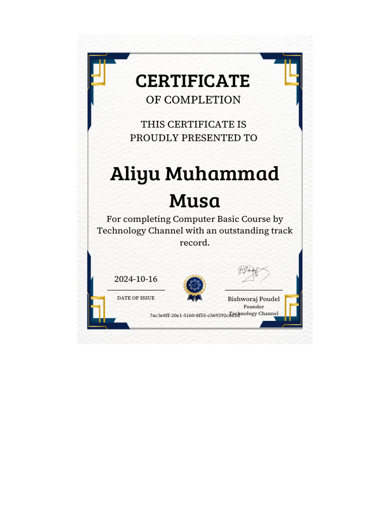 Certificate 751 | PDF