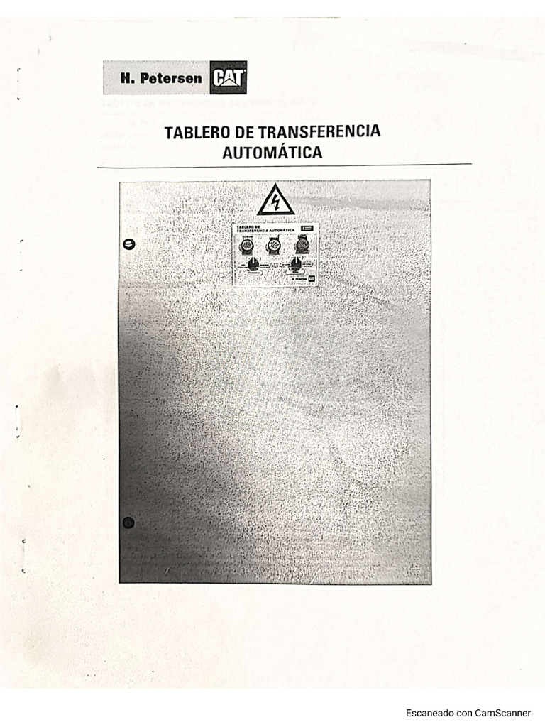 Tablero de Transferencia Automática | PDF