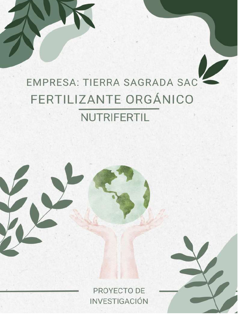 Grupo NRO 2 - Fertilizante Orgánico NUTRIFERTIL FINAL | PDF | Compost ...