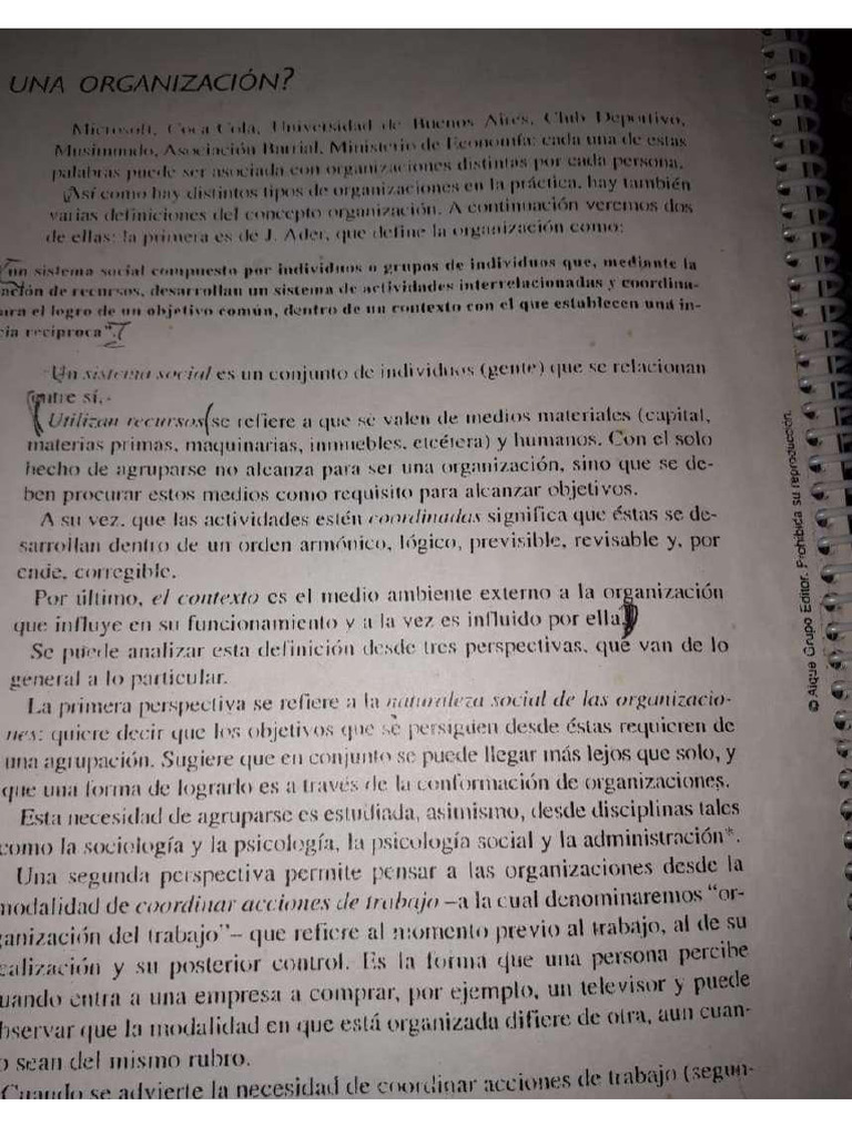 Organizacion Aique | PDF