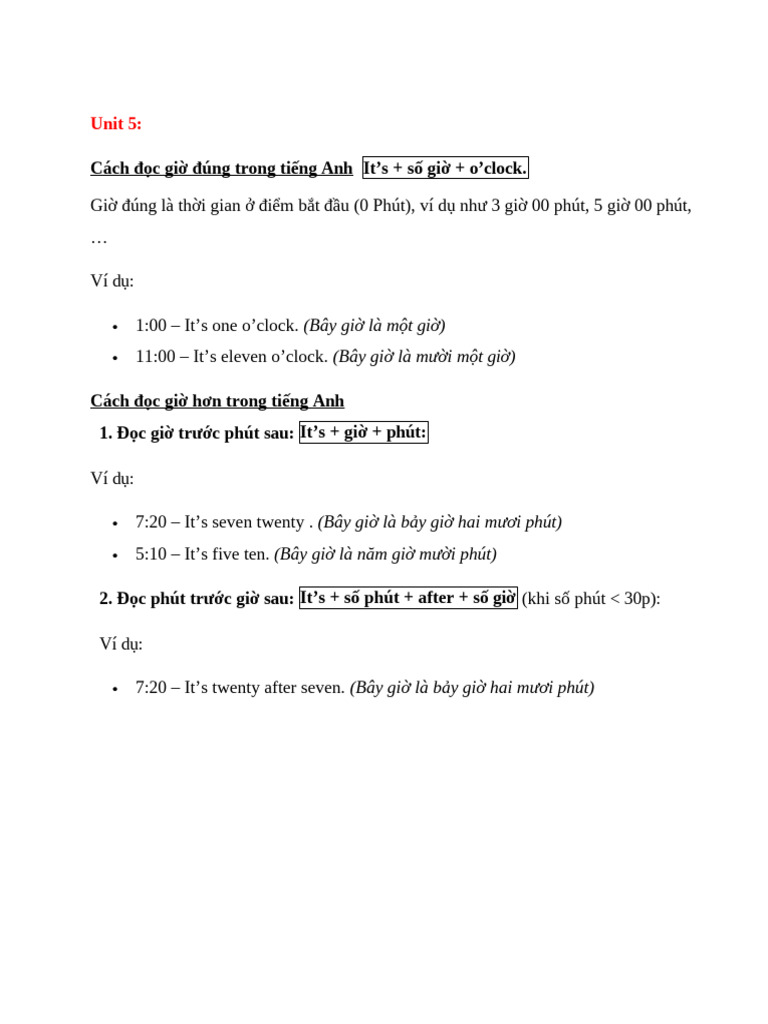 Unit 5 | PDF