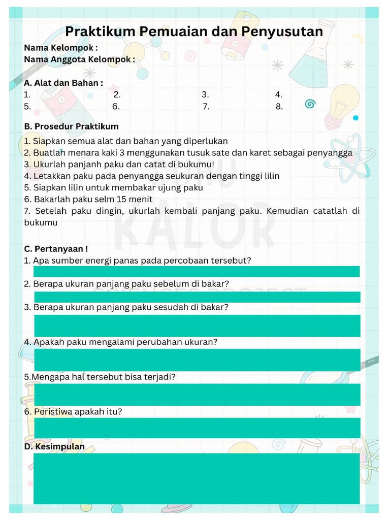 Praktikum Pemuaian Dan Penyusutan | PDF