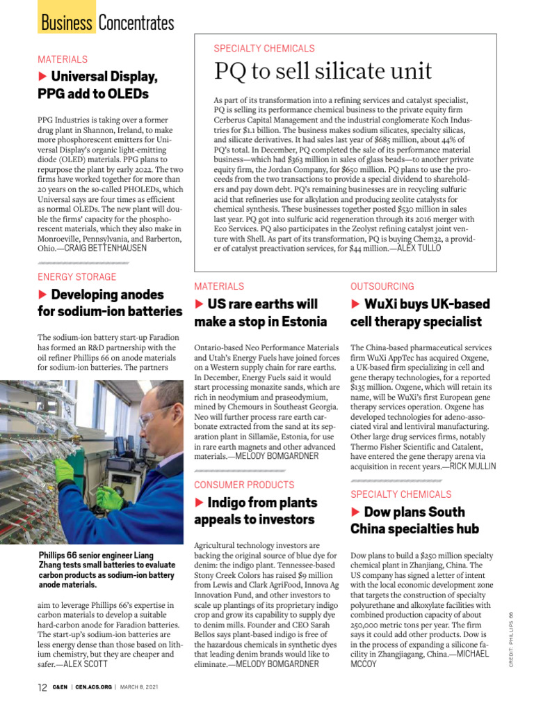 2021 Developing Anodes For Sodium Ion Batteries | PDF | Materials ...