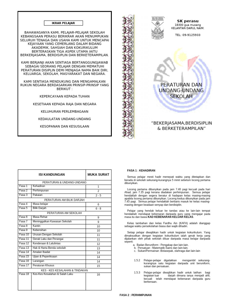 Buku Disiplin Baru 2018 | PDF