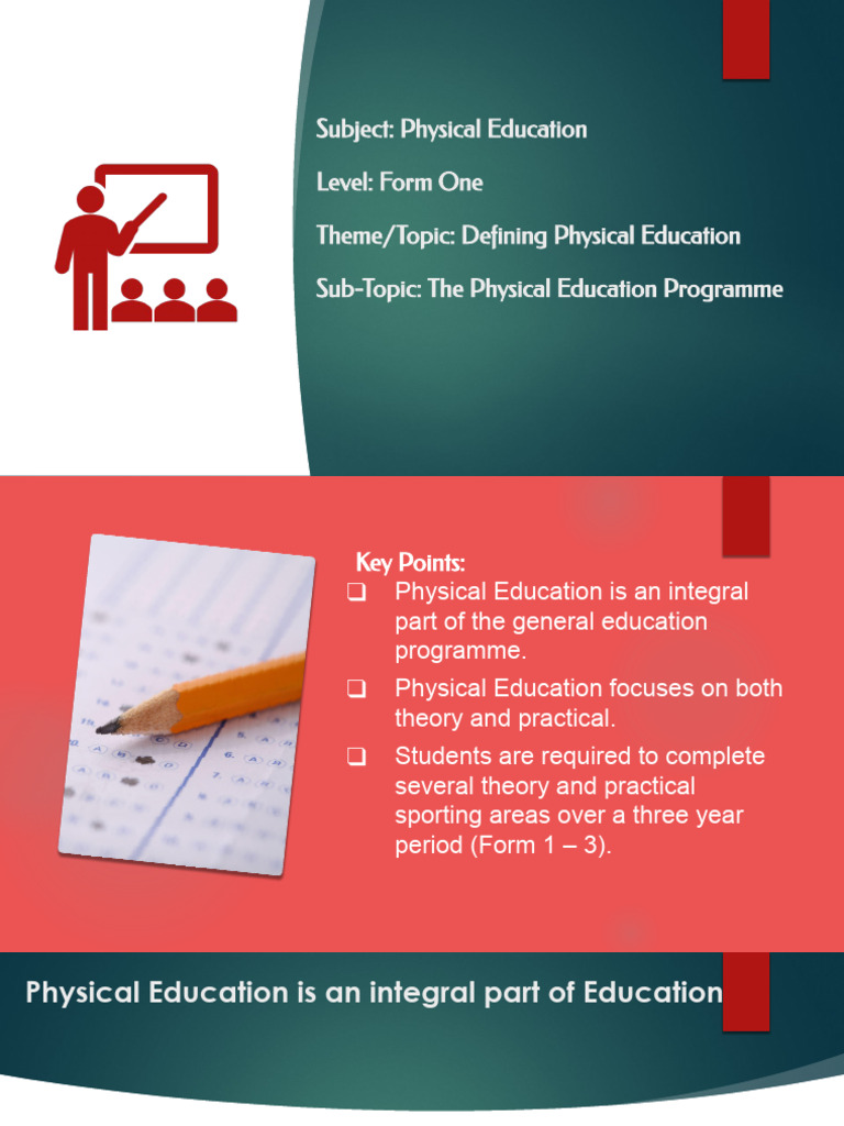Defining Physical Education - Programmes Final 2020 Final | PDF ...