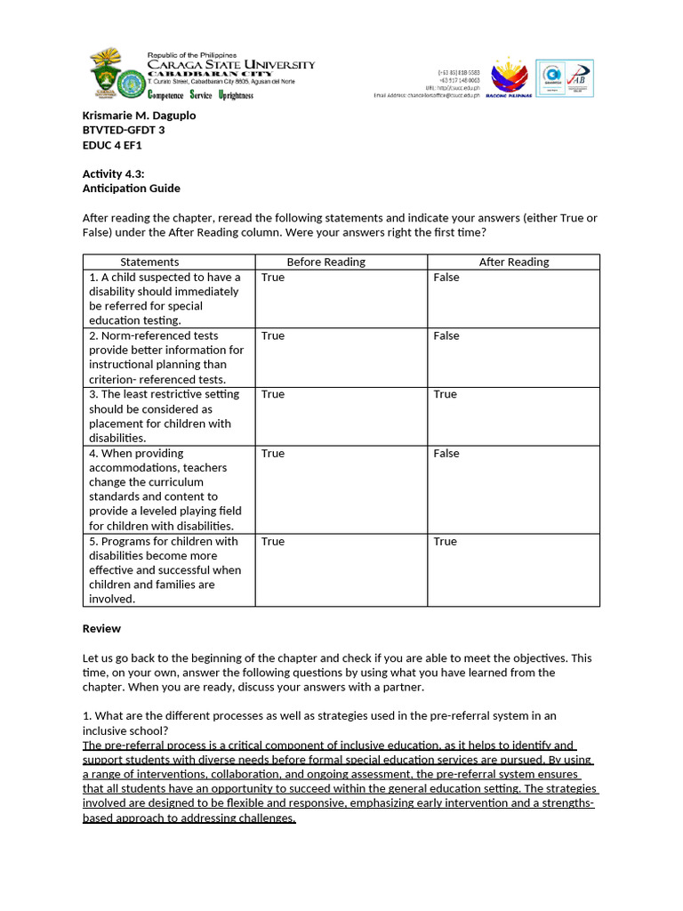 File 3 | PDF | Individualized Education Program | Educational Assessment