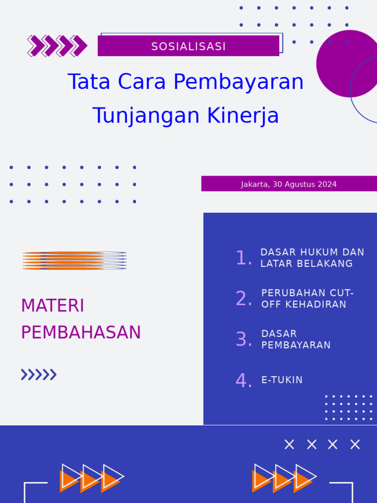 Pembayaran Tunjangan Kinerja BPOM | PDF
