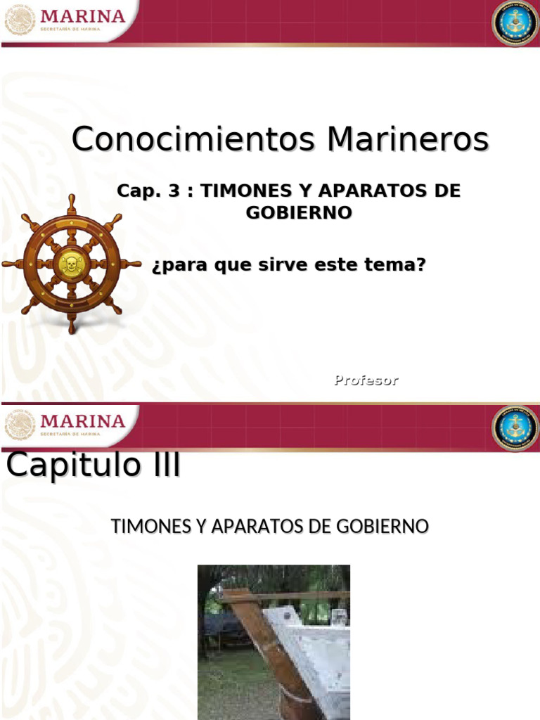 Timones y Aparatos de Gobierno | PDF | Ciencia y matemáticas | Historia
