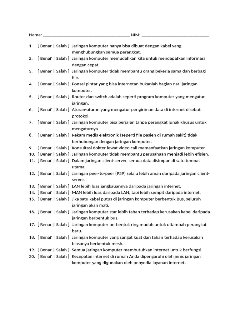 Pre-Post 1-2-3-4 | PDF
