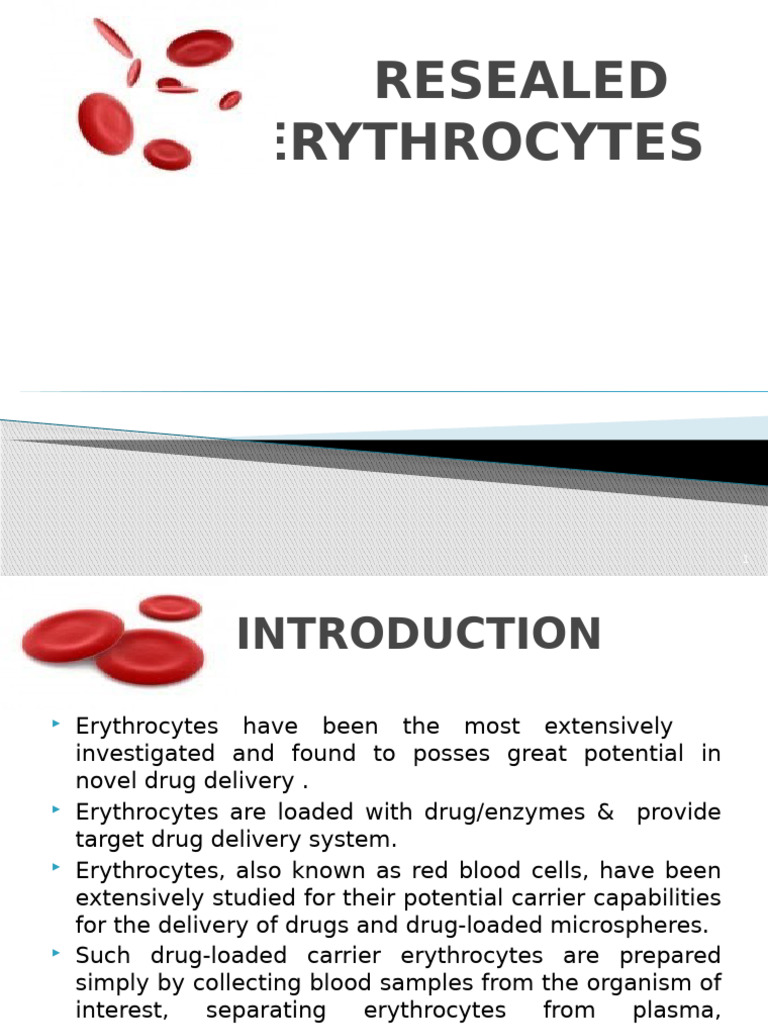 205.resealed Erythrocytes | PDF | Red Blood Cell | Lysis
