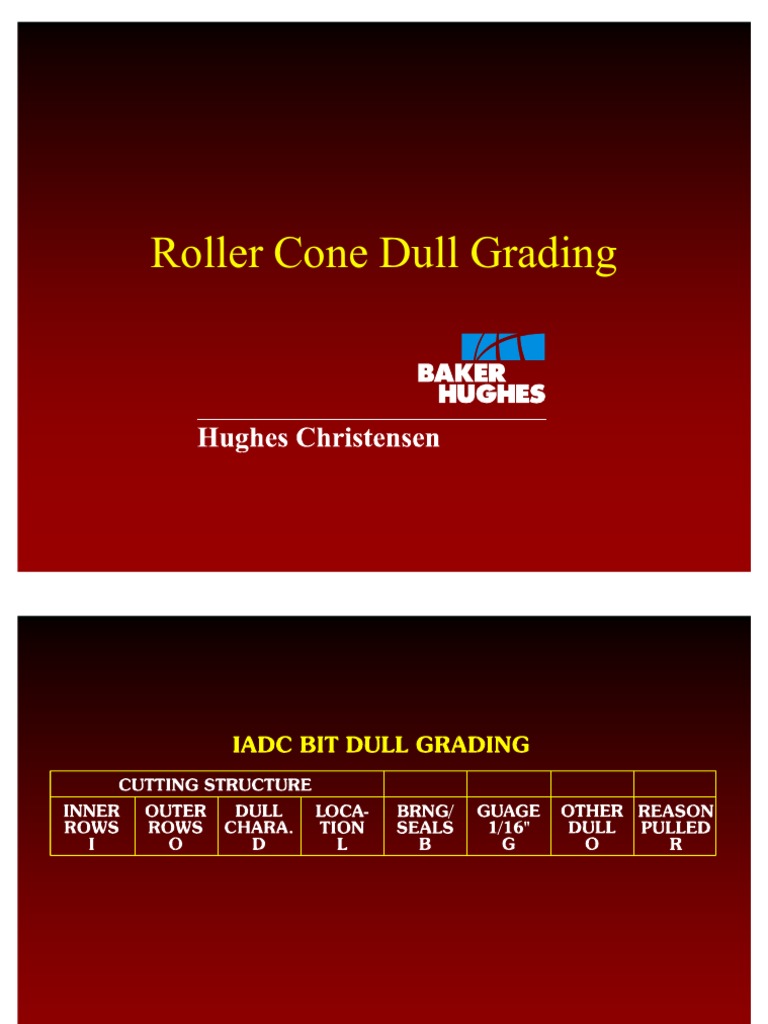 Roller Cone Dull Grading | PDF