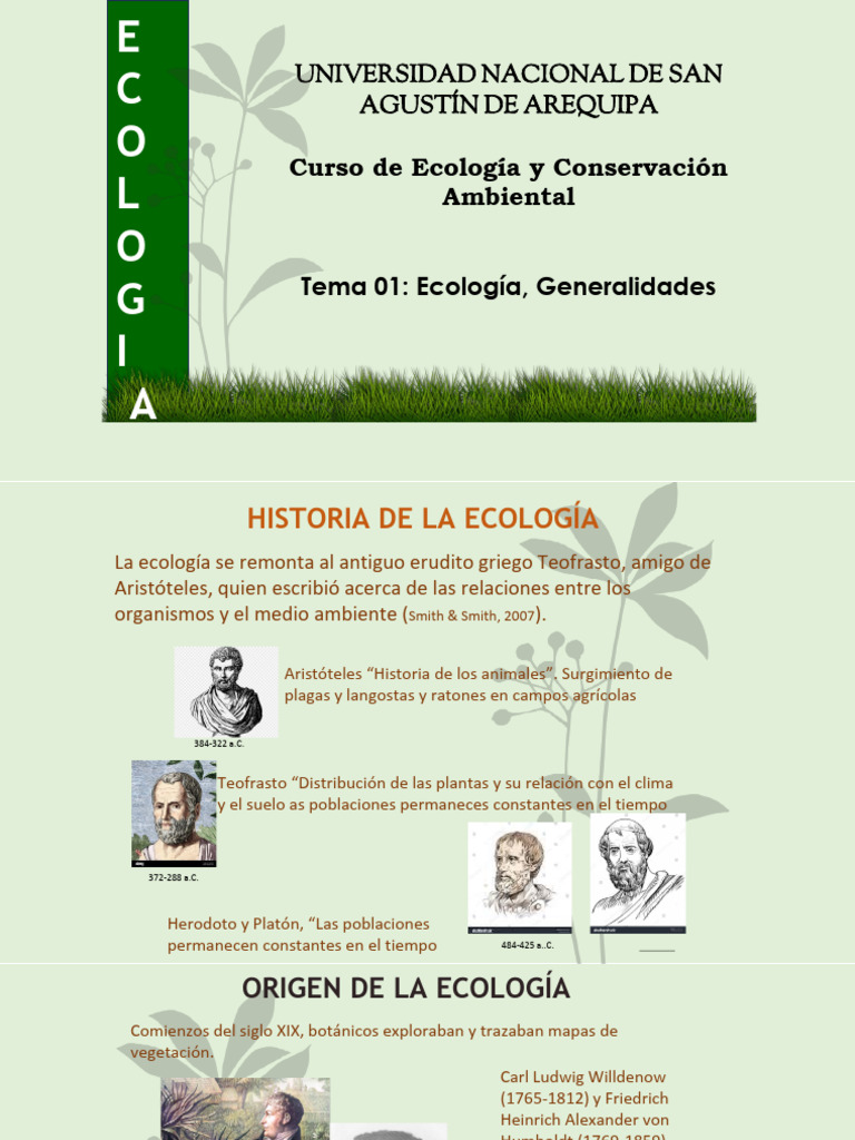 Introducción a la Ecología y Conservación | PDF | Vida | Organismos