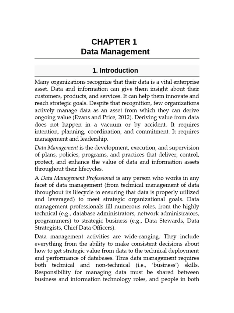 Data Management | PDF | Metadata | Data