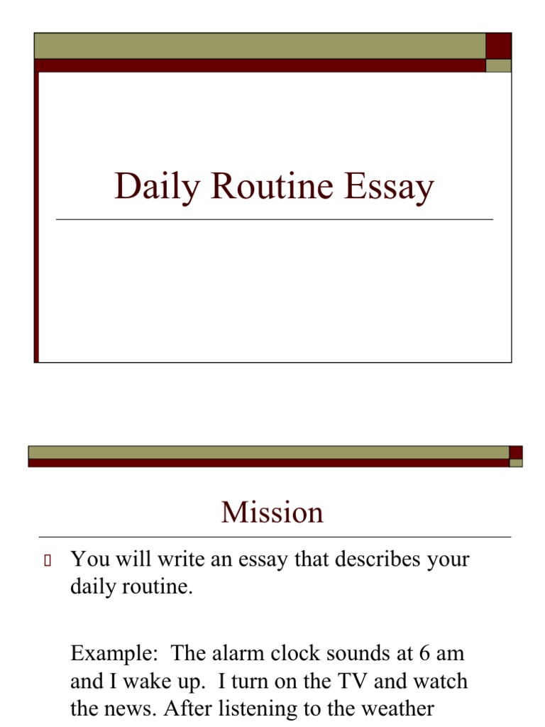 My Daily Routine in Spanish | PDF
