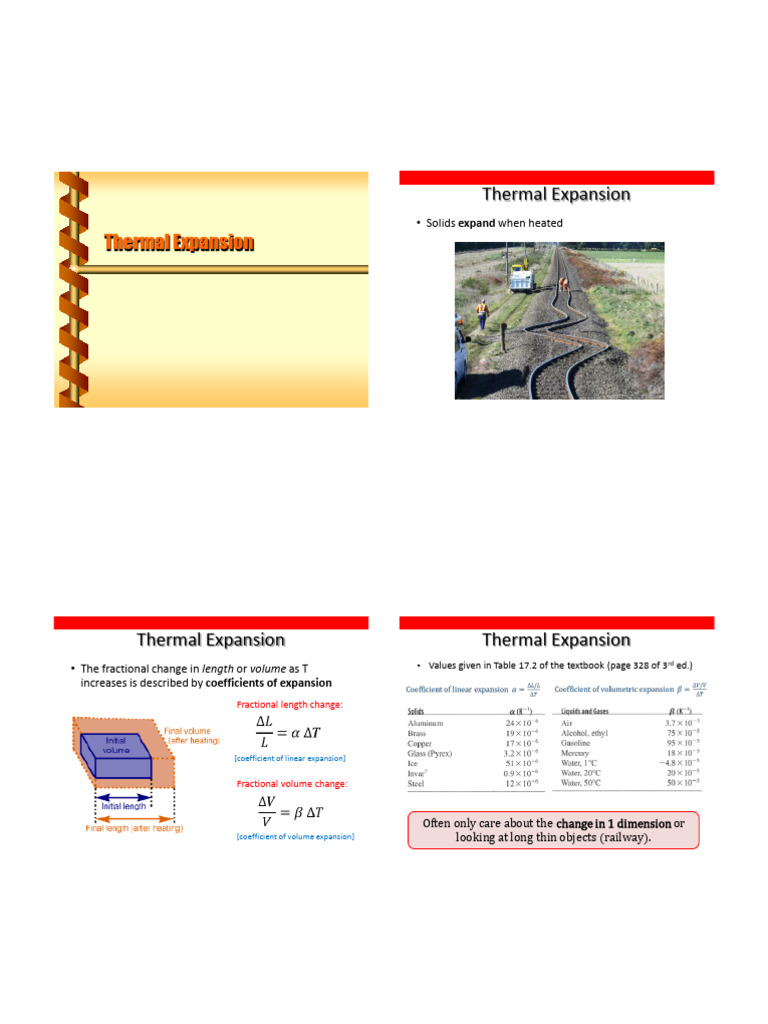 Thermal | PDF | Thermal Expansion | Mechanical Engineering