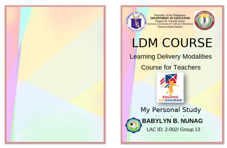LDM For Writing Notebook | PDF