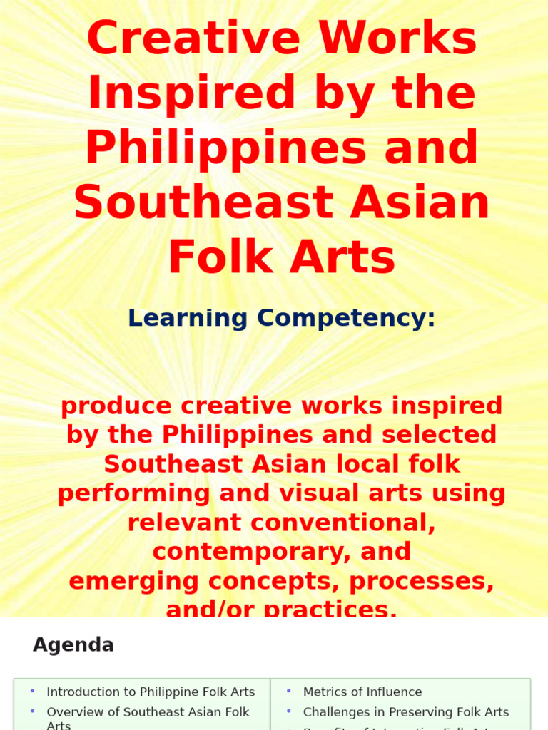 Slogans for Philippine Folk Arts | PDF | The Arts