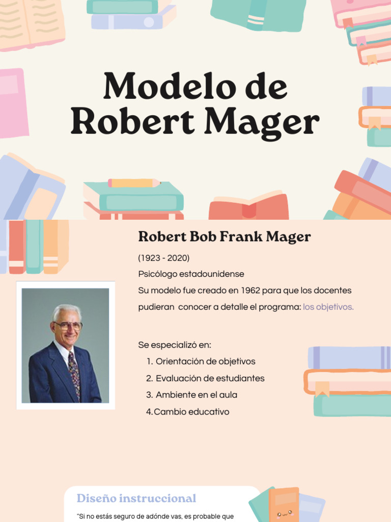 Modelo de Robert Mager | PDF | Relaciones personales, crianza y ...