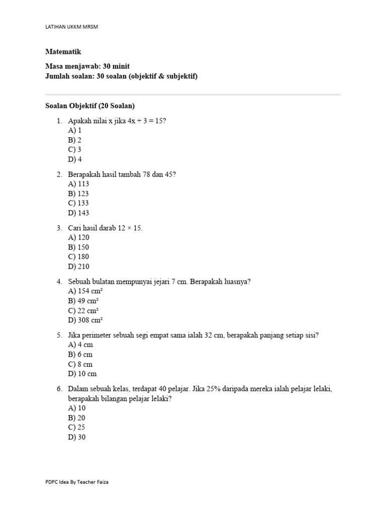 UKKM | PDF
