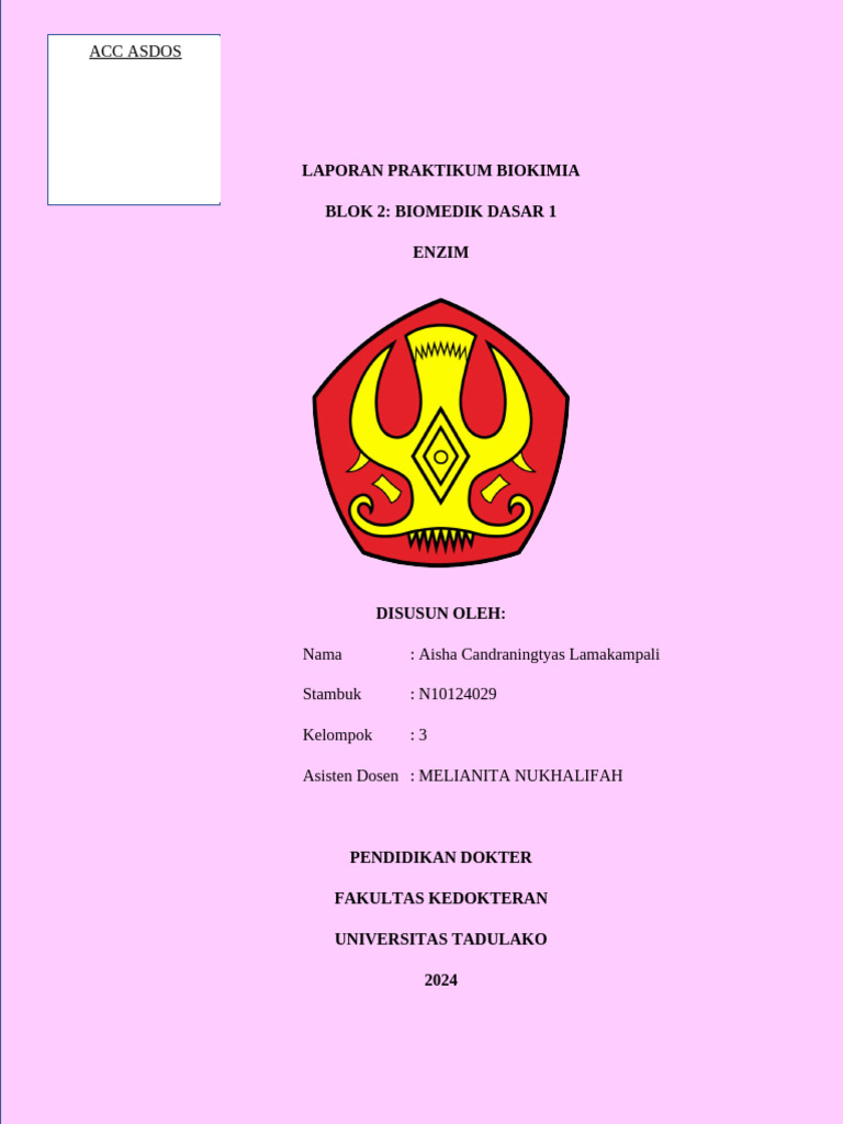 Laporan Praktikum Enzim | PDF