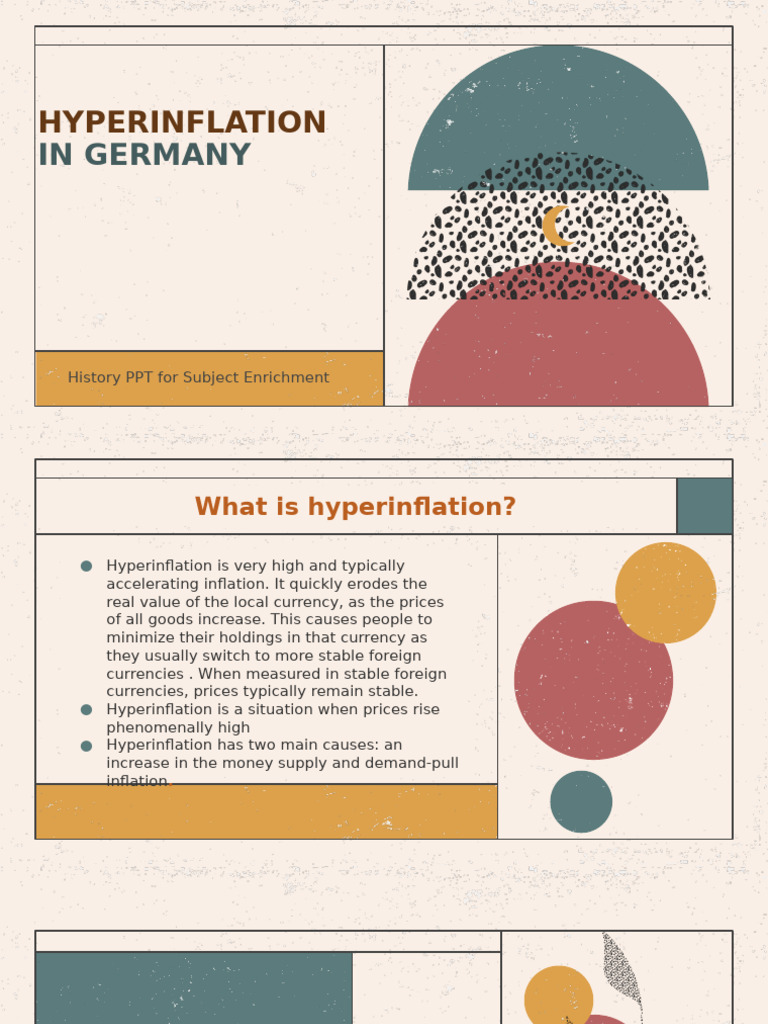 Hyperinflation in Germany in The 1920s | PDF | Cost Of Living | Dawes Plan