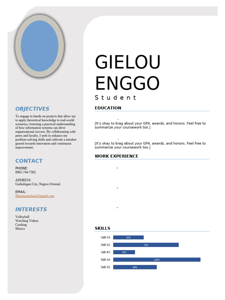 Bold Modern Resume | PDF