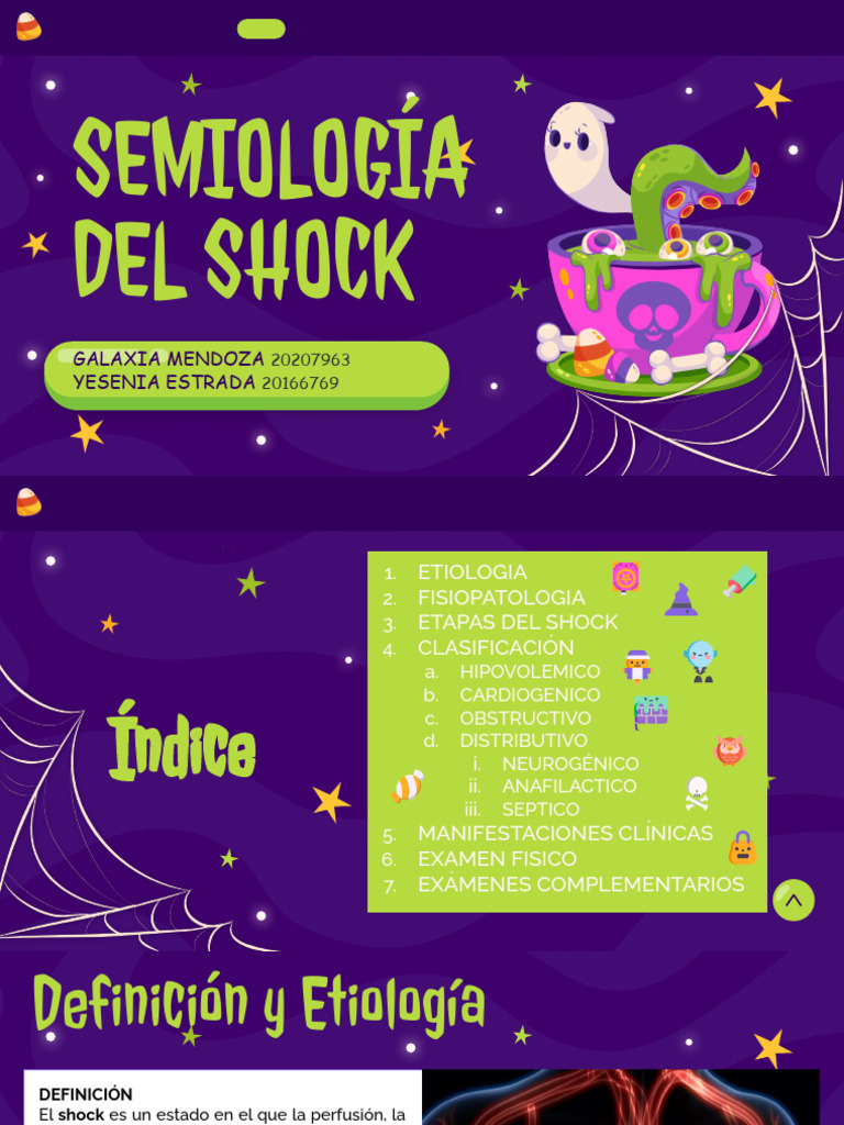 Semiologia Dl Shock Pdf Choque Circulatorio Capilar