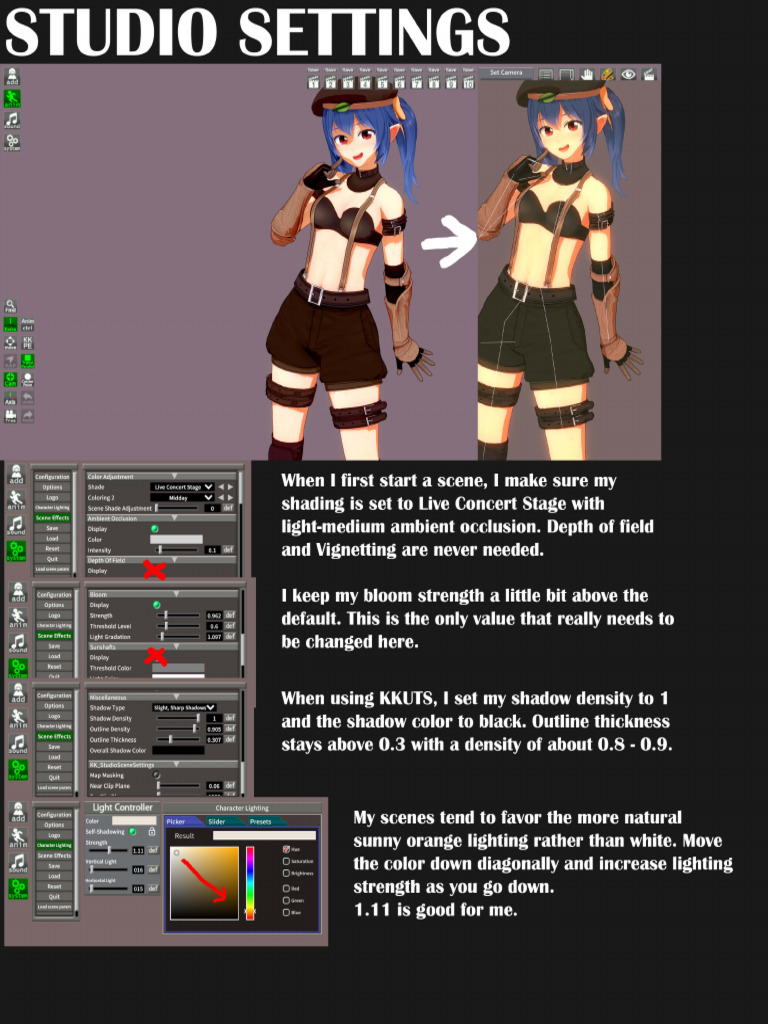 Emissive Color Techniques for Glowing Objects | PDF