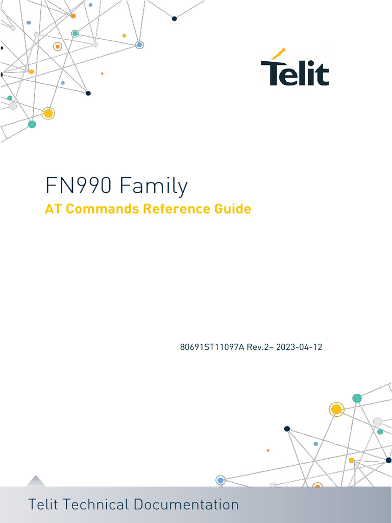 Telit FN990 Family at Command Reference Guide r1 | PDF | Command Line Interface | Parameter ...