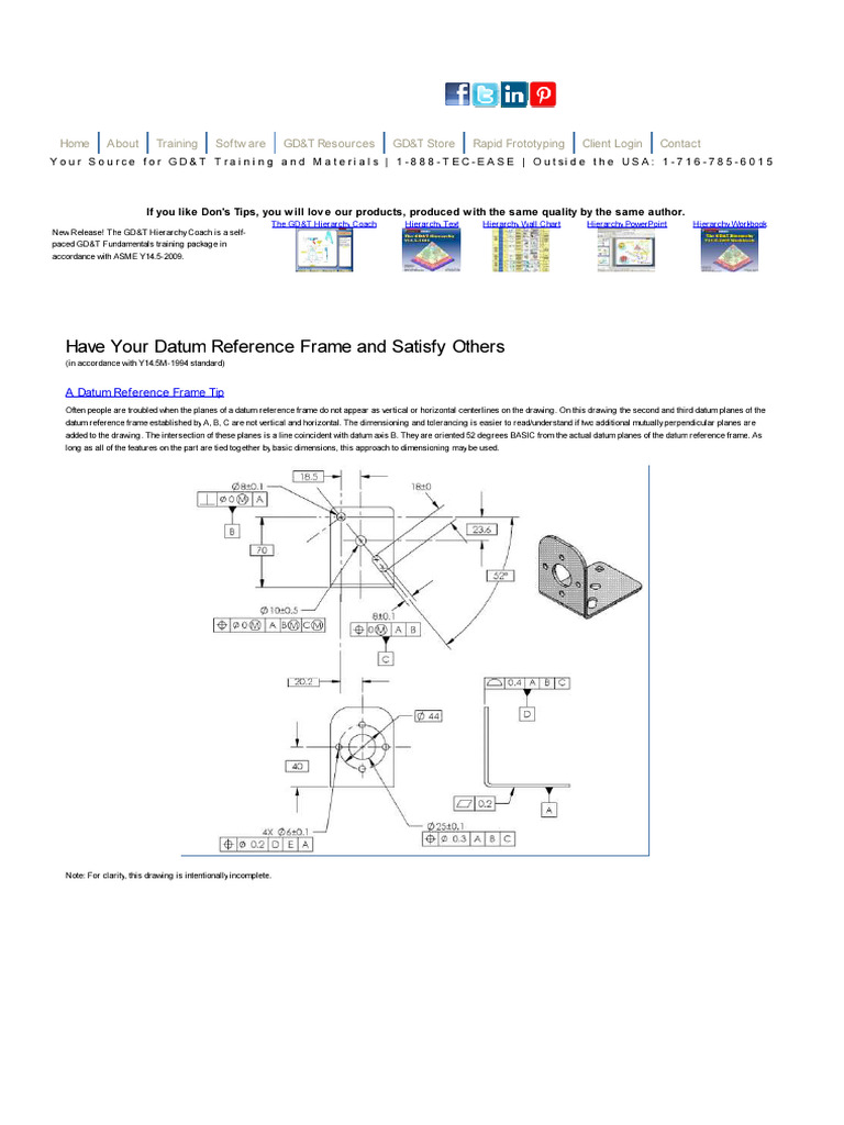 GD - Tip - Datum Reference Frame - 5 | PDF | Career & Growth