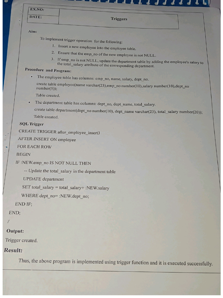 DBDM Lab Experime | PDF