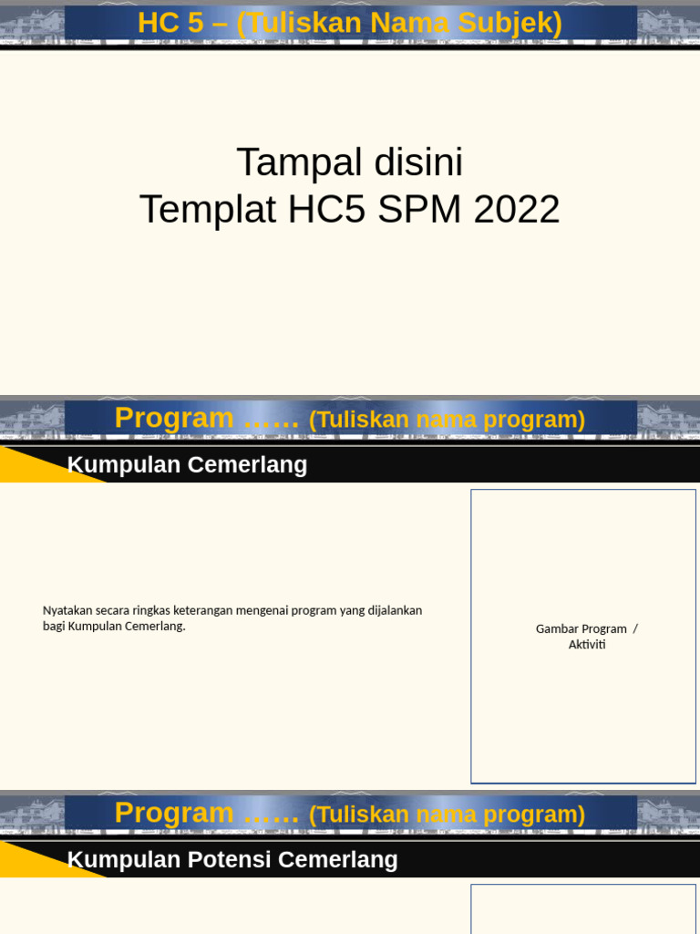 Konsolidasi PPC SPM 2022-1 Laporan Program | PDF