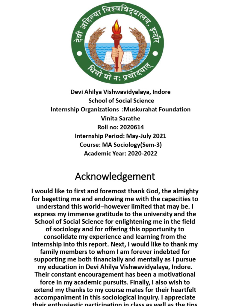 School of Social Science-Devi Ahilya Vis-WPS Office 4 | PDF | Child Development | Adolescence